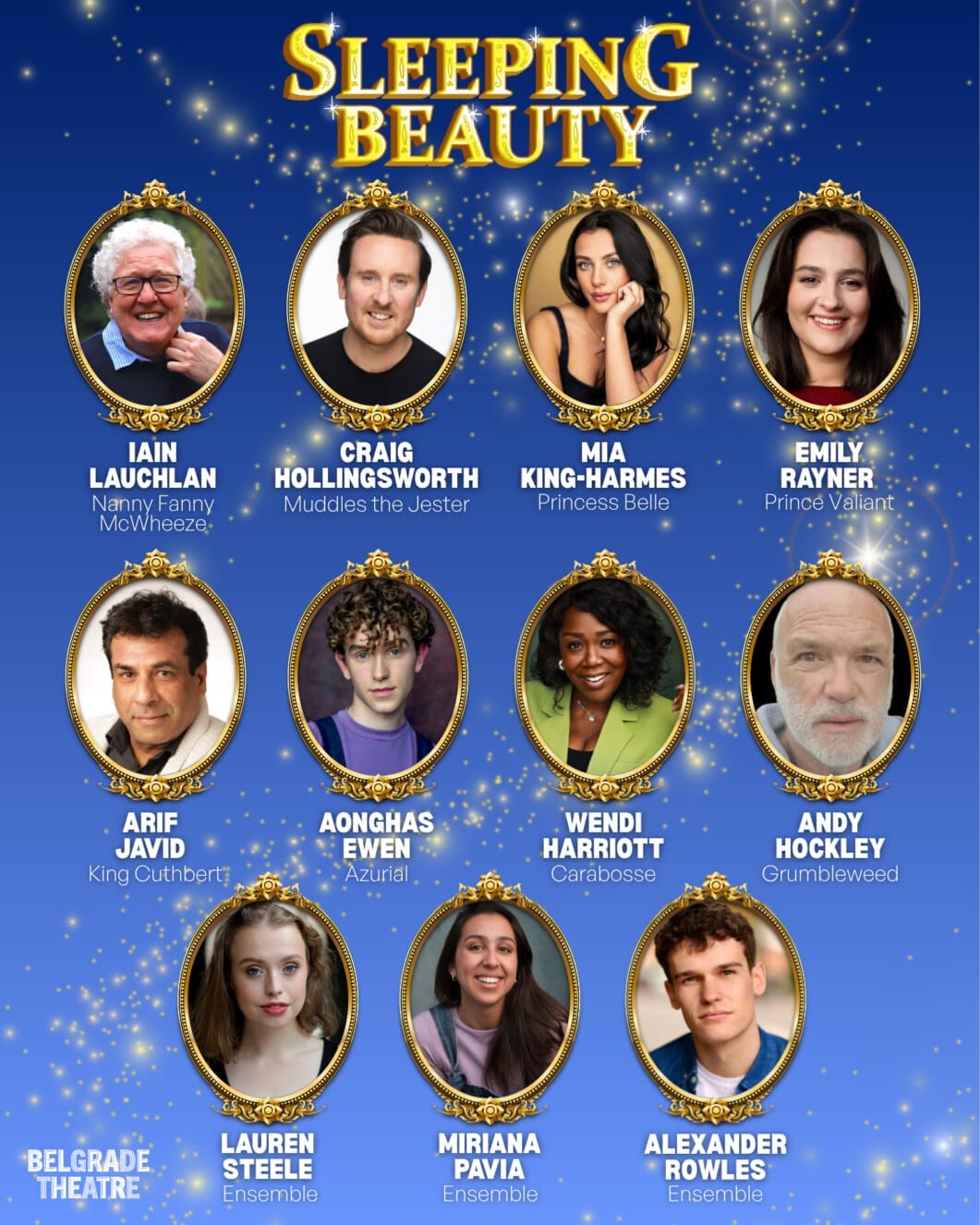 Cast Announced for this Year's Panto Sleeping Beauty - Belgrade Theatre
